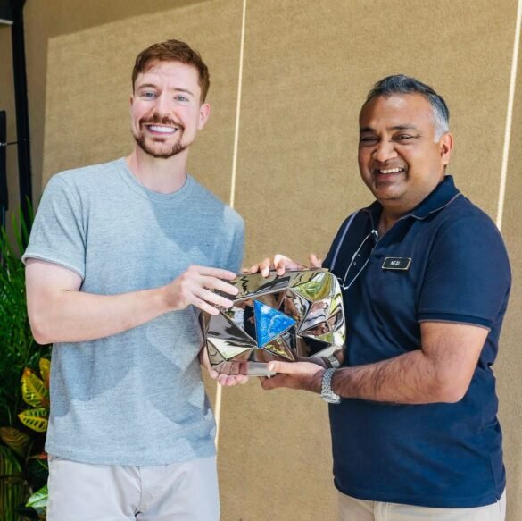 MrBeast Makes YouTube History with First-Ever 400M Blue Crystal Play ...